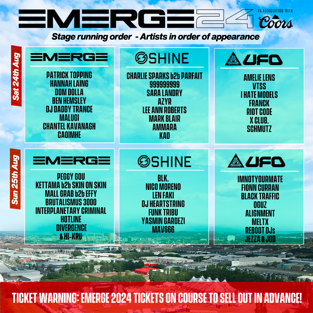 Emerge Music Festival, Belfast, 2024